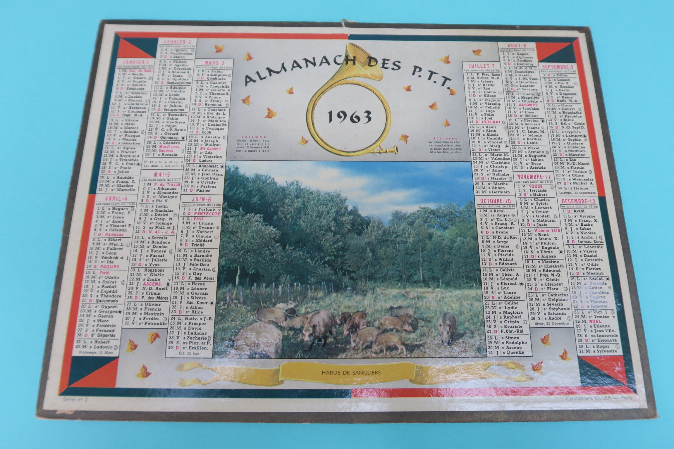 Old Calendars Sold Individually: 1961, 1963, 1964, 2001, 2002, 2003 ...