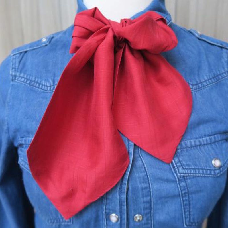 Ascot Scarf - Etsy