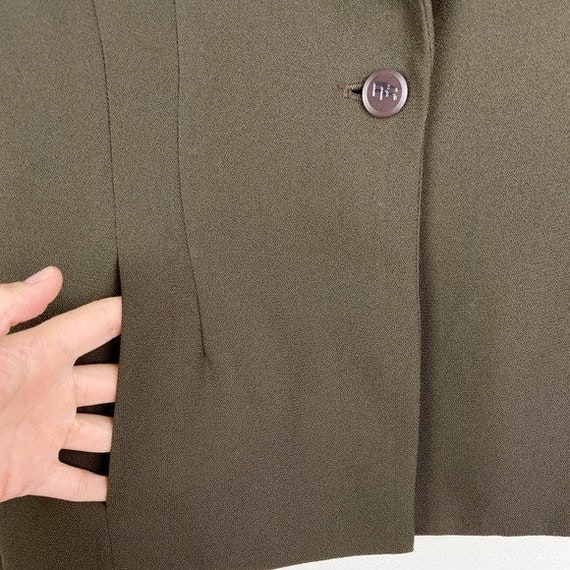 Rena Rowan Vintage 90's Moss Green Blazer - Gem
