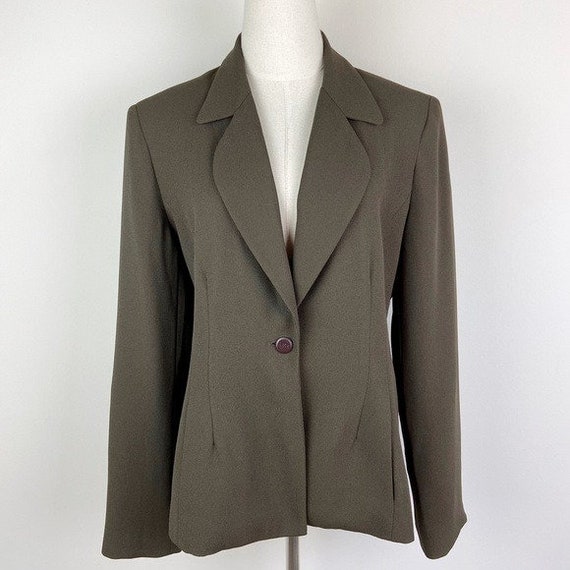 Rena Rowan Vintage 90's Moss Green Blazer - Gem
