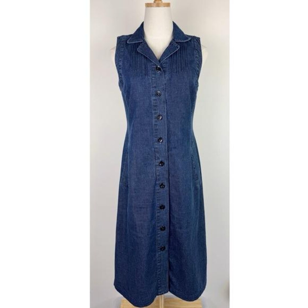 Talbots Vintage 90's Denim Dress - Etsy
