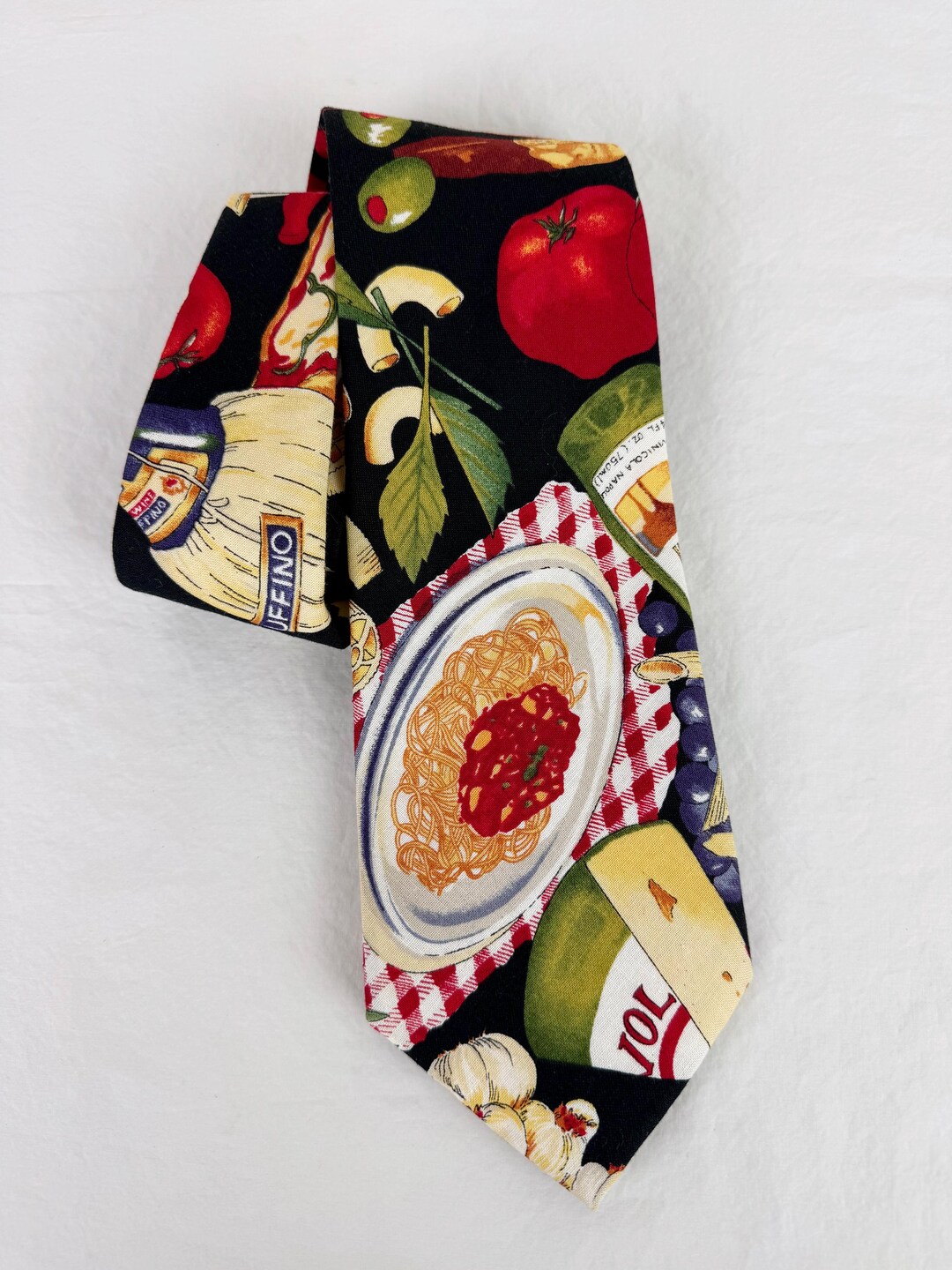 Tango by Max Raab Italian Foods Cotton Tie - Etsy