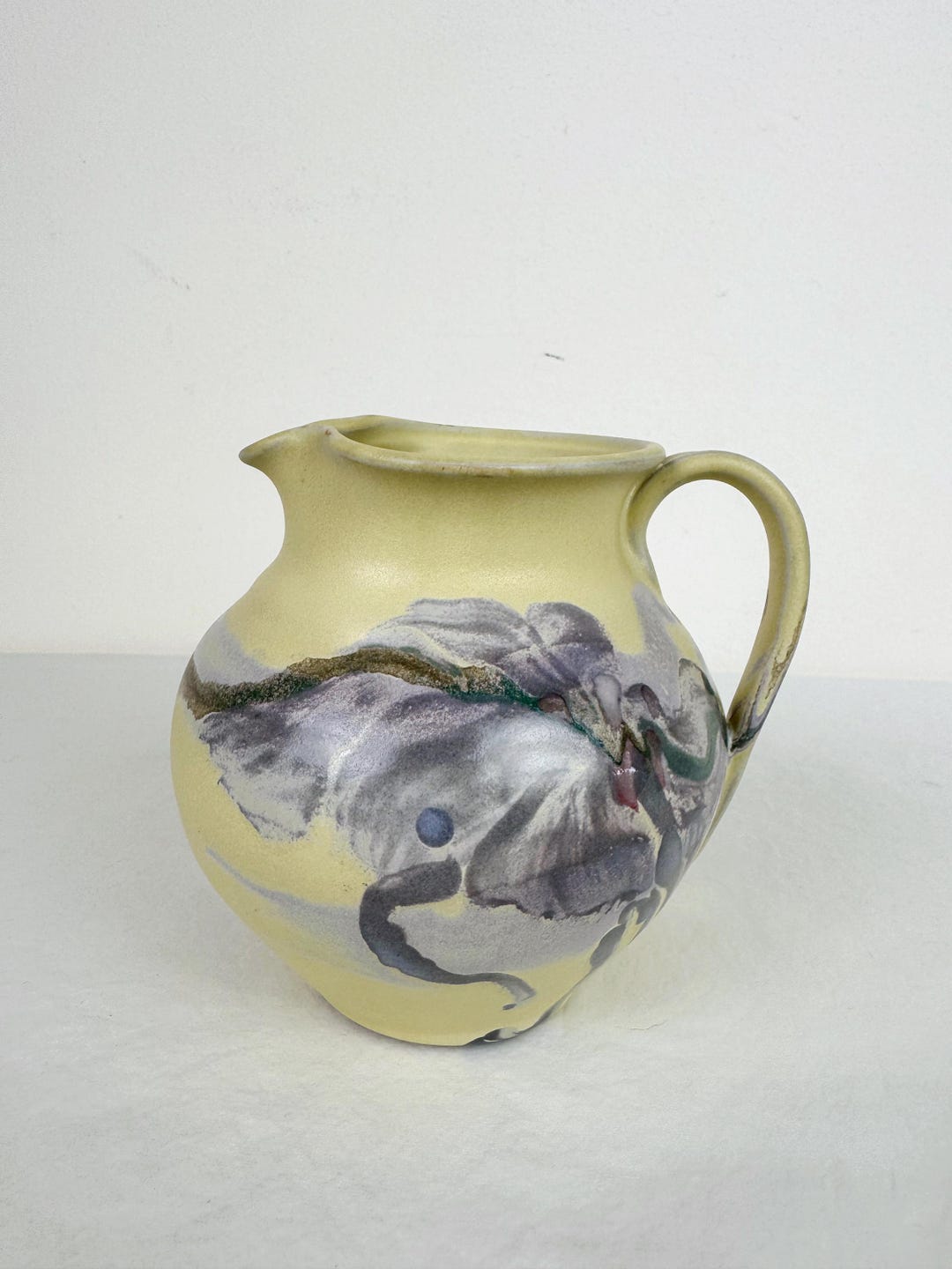 Floral Handmade Pottery Ceramic Pitcher - Etsy
