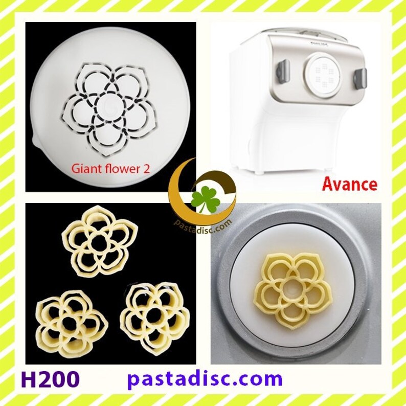 Philips Pasta Disc Giant Flower Pasta | Etsy