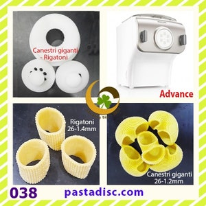 Philips Pasta Disc - Canestri, Rigatoni, Pacchero and Creste - Etsy