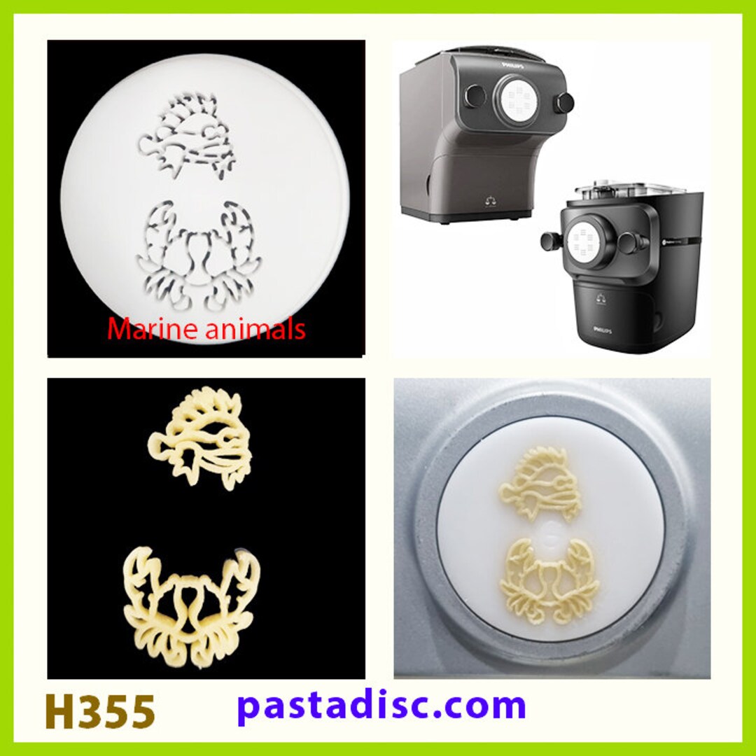 Philips Pasta Disc Water Animals: Fish, Ducks, Frog, Sharks, Hippo ...