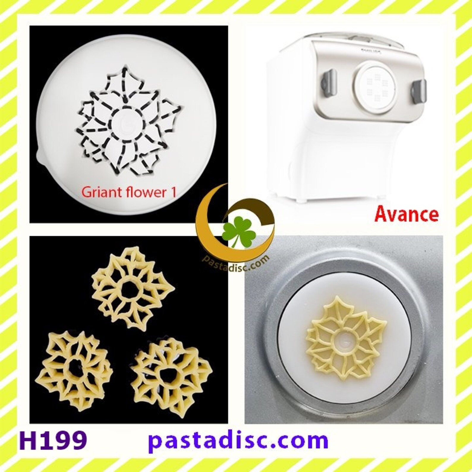 Philips Pasta Disc Giant Flower Pasta | Etsy