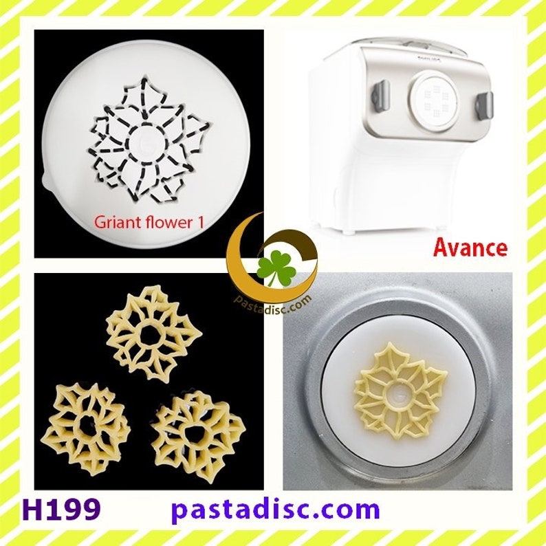 Philips Pasta Disc Giant Flower Pasta | Etsy