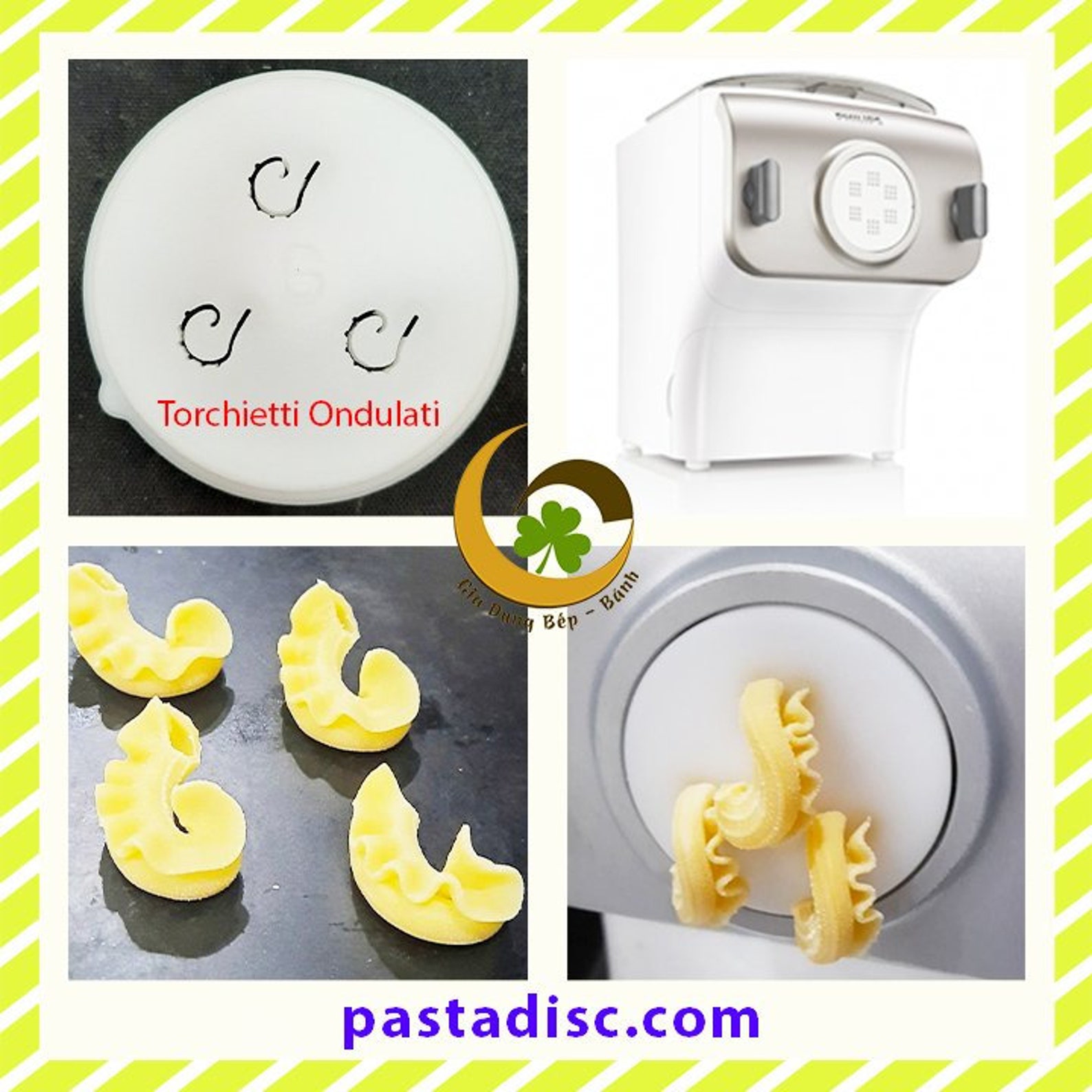 Philips Pasta Disc-torchietti Ondulati and Cerchi Pasta | Etsy