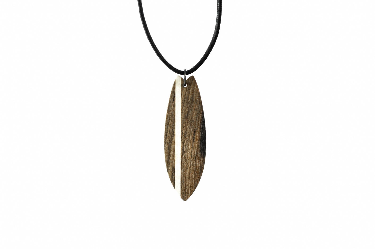 Surfboard Necklace Wood Pendant Necklace Surf Pendant - Etsy