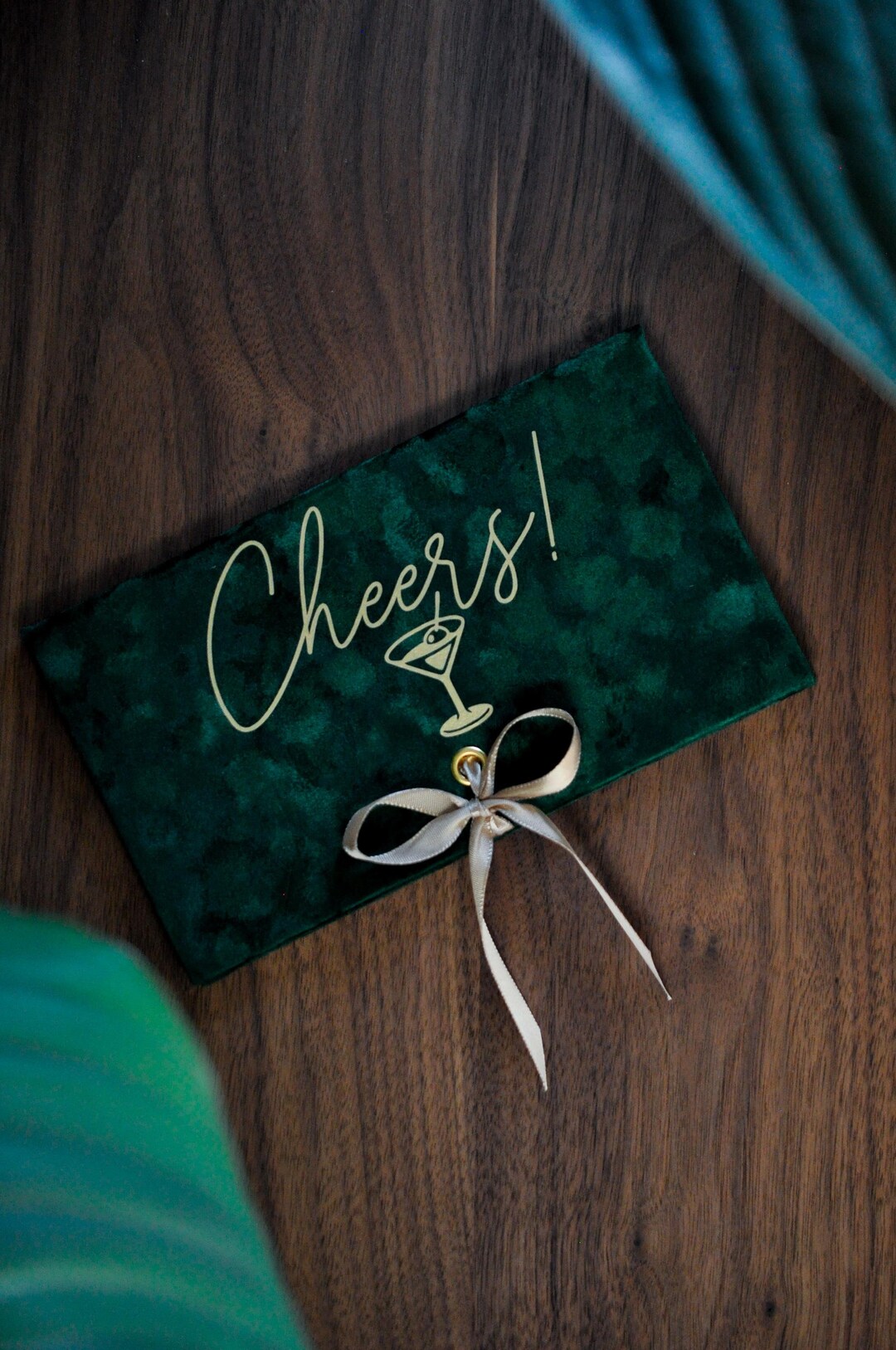 EMERALD Personalized Envelope for Money, Elegant Gift for Wedding ...