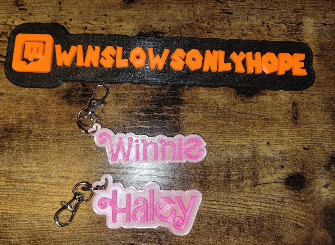 Pink Customizable Keychains - Etsy