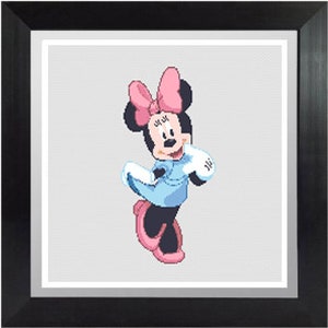 MORE for FREE - Mini Mouse - Counted Cross Stitch Pattern Pdf-instant ...