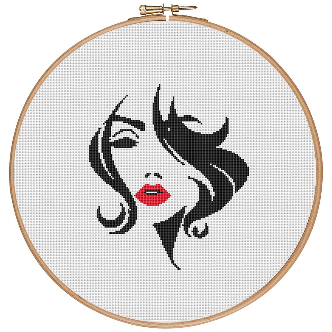 MORE for FREE - Faces2 - Counted Cross Stitch Pattern Pdf-instant ...