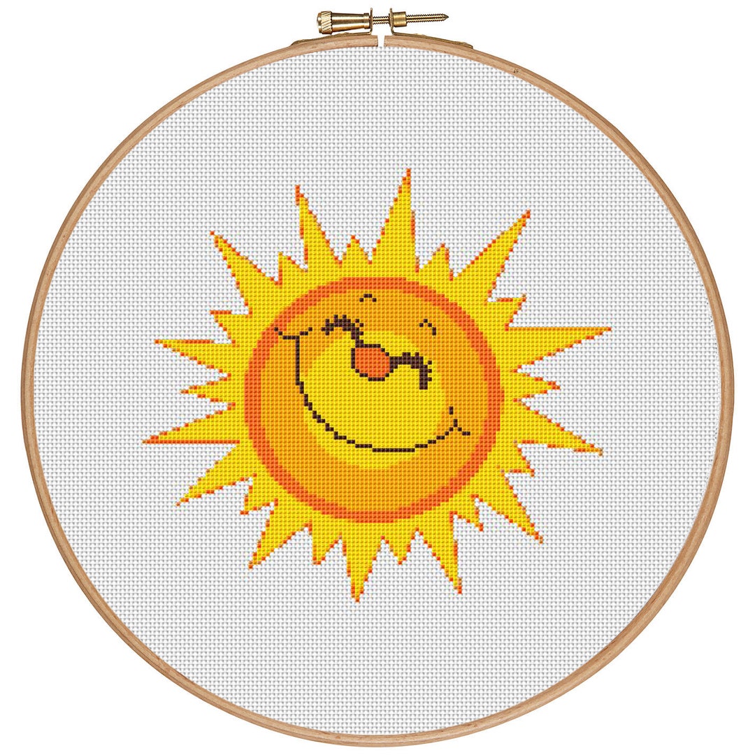 MORE for FREE - Sun - Counted Cross Stitch Pattern Pdf-instant Download ...