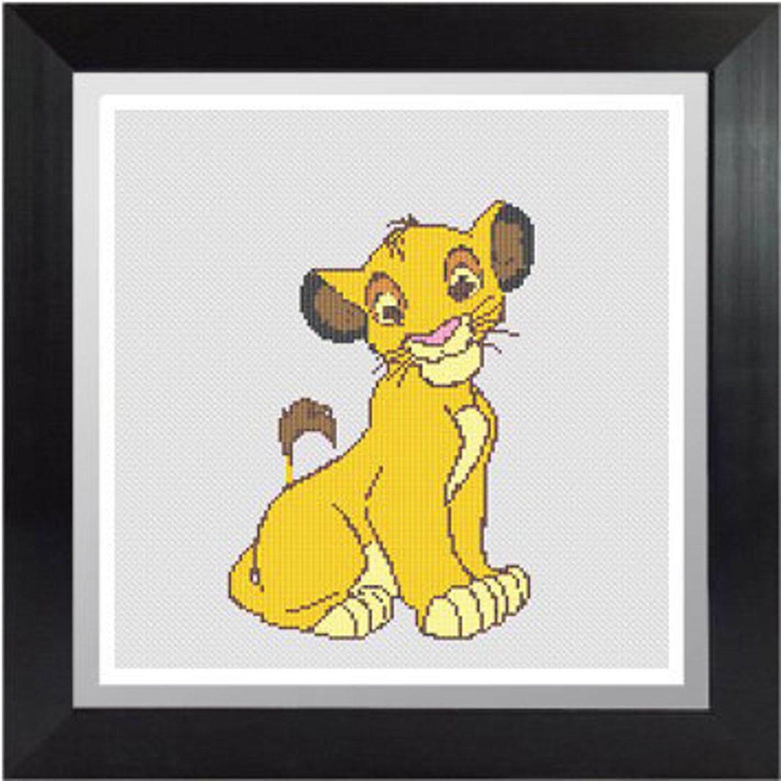 MORE for FREE Simba Counted Cross Stitch Pattern Pdf-instant Download ...