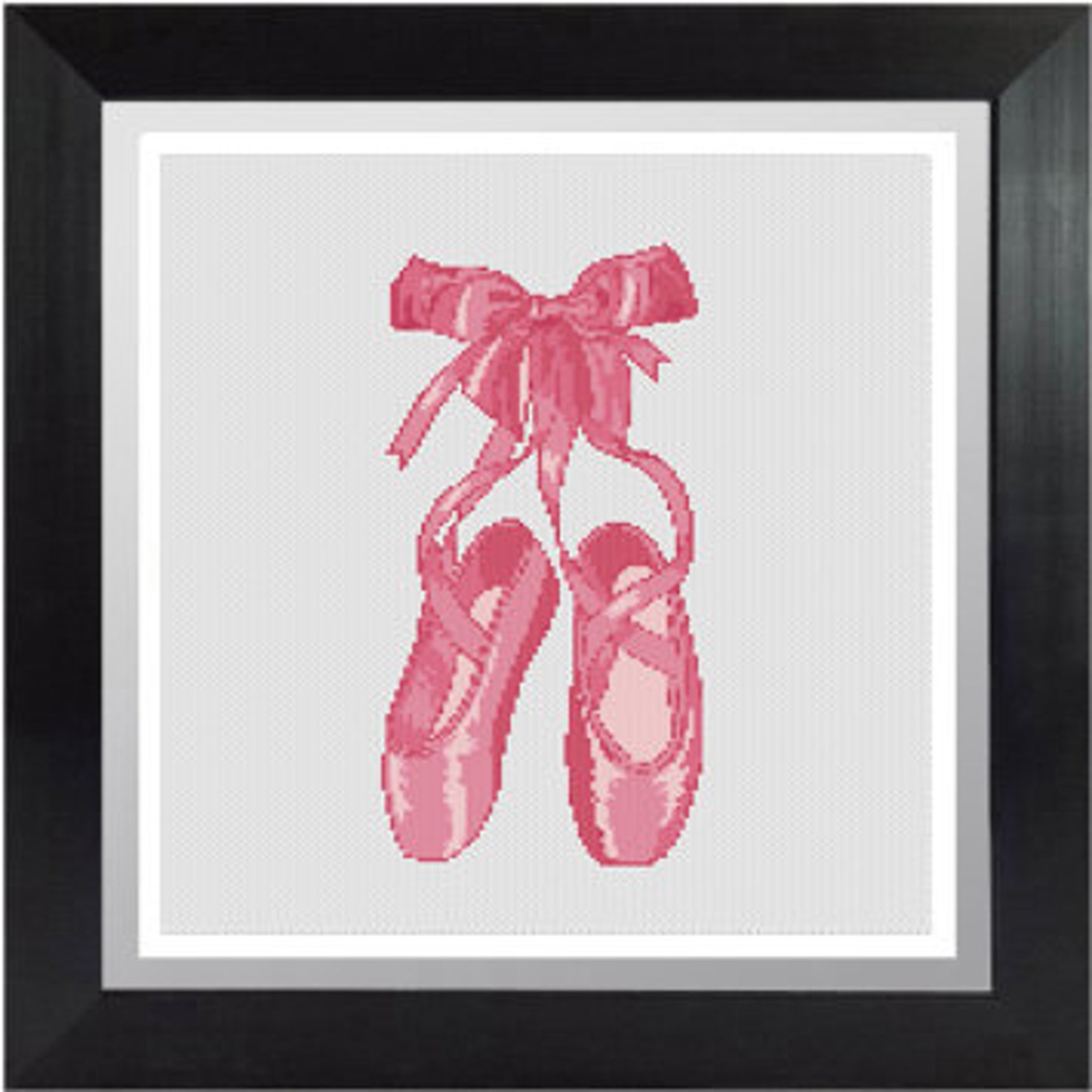 MORE for FREE - Ballet Shoes - Counted Cross Stitch Pattern PDF ...