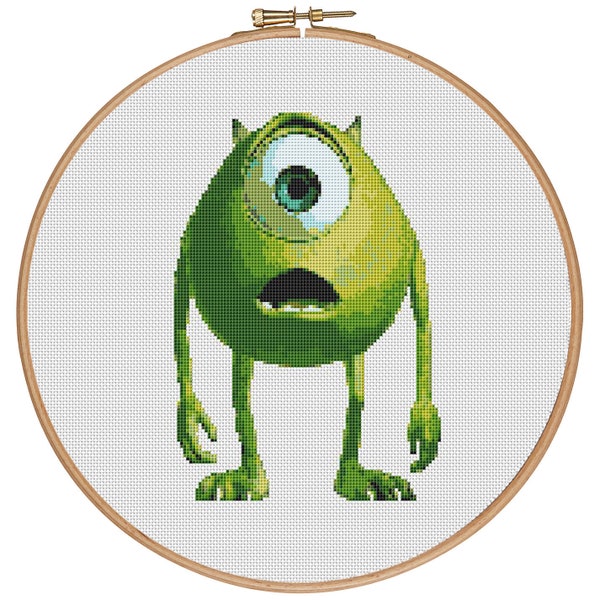Monster Cross Stitch - Etsy