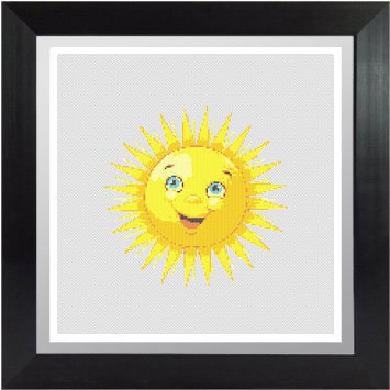 MORE for FREE - Sun - Counted Cross Stitch Pattern Pdf-instant Download ...