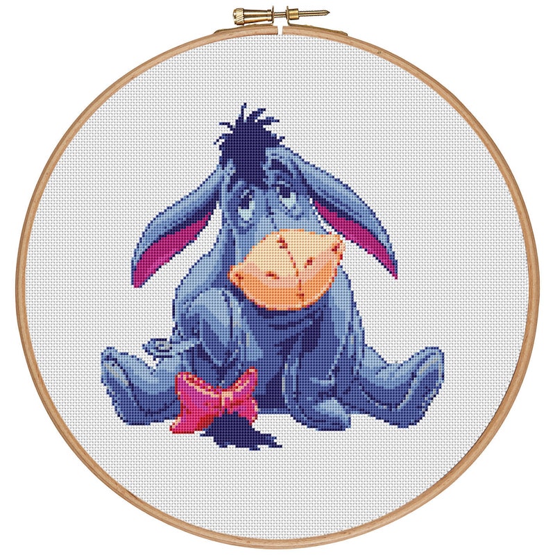 Eeyore Embroidery - Etsy