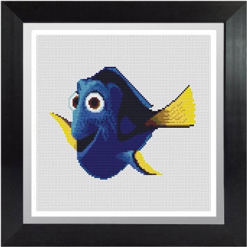 MORE for FREE - Dory - Finding Nemo - Counted Cross Stitch Pattern Pdf ...