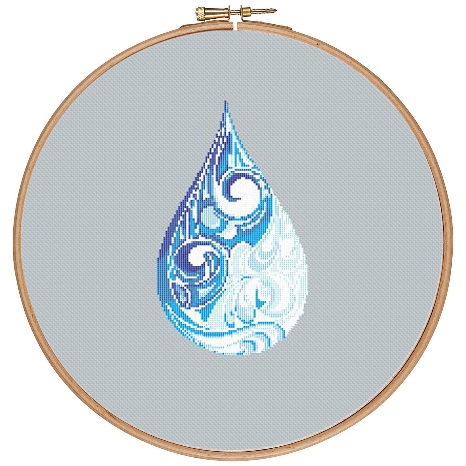 MORE for FREE - Water Drop Splashes - Counted Cross Stitch Pattern Pdf ...