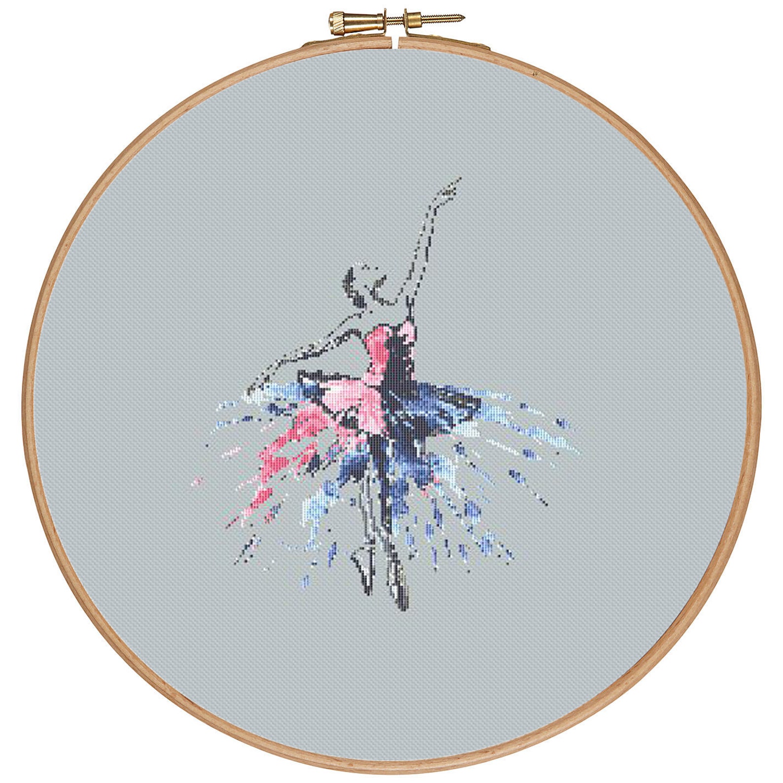 MORE for FREE - Ballet in Colors - Counted Cross Stitch Pattern PDF ...