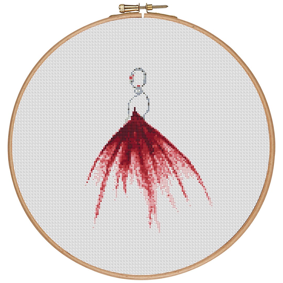 MORE for FREE - Red Dream - Counted Cross Stitch Pattern PDF - Instant ...