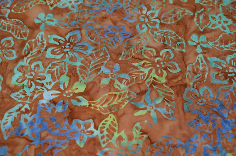 Bali Batik 100 Cotton Fabric 44 5 Variations Etsy