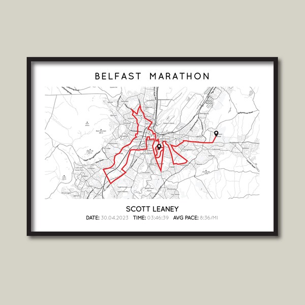 Belfast Poster - Etsy UK