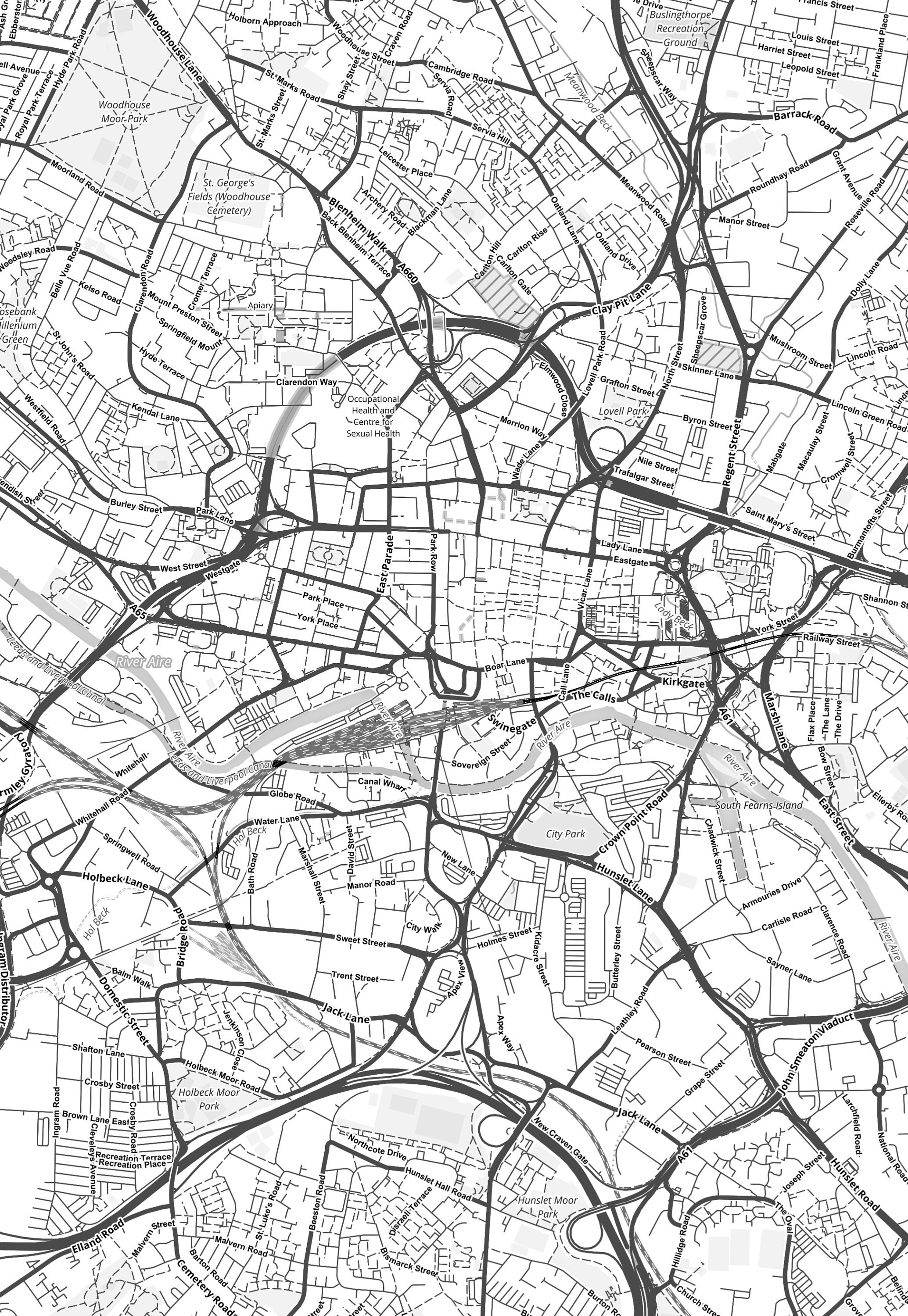 Preston Map UK Map City Map Present Home Town Map - Etsy UK