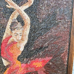 Mosaic Ballet Dancer - Mosaic Wall Art - Mosaic Artwork - Etsy