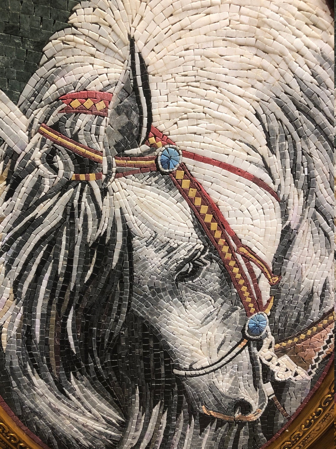 Horse Mosaic Mosaic Wall Art - Etsy