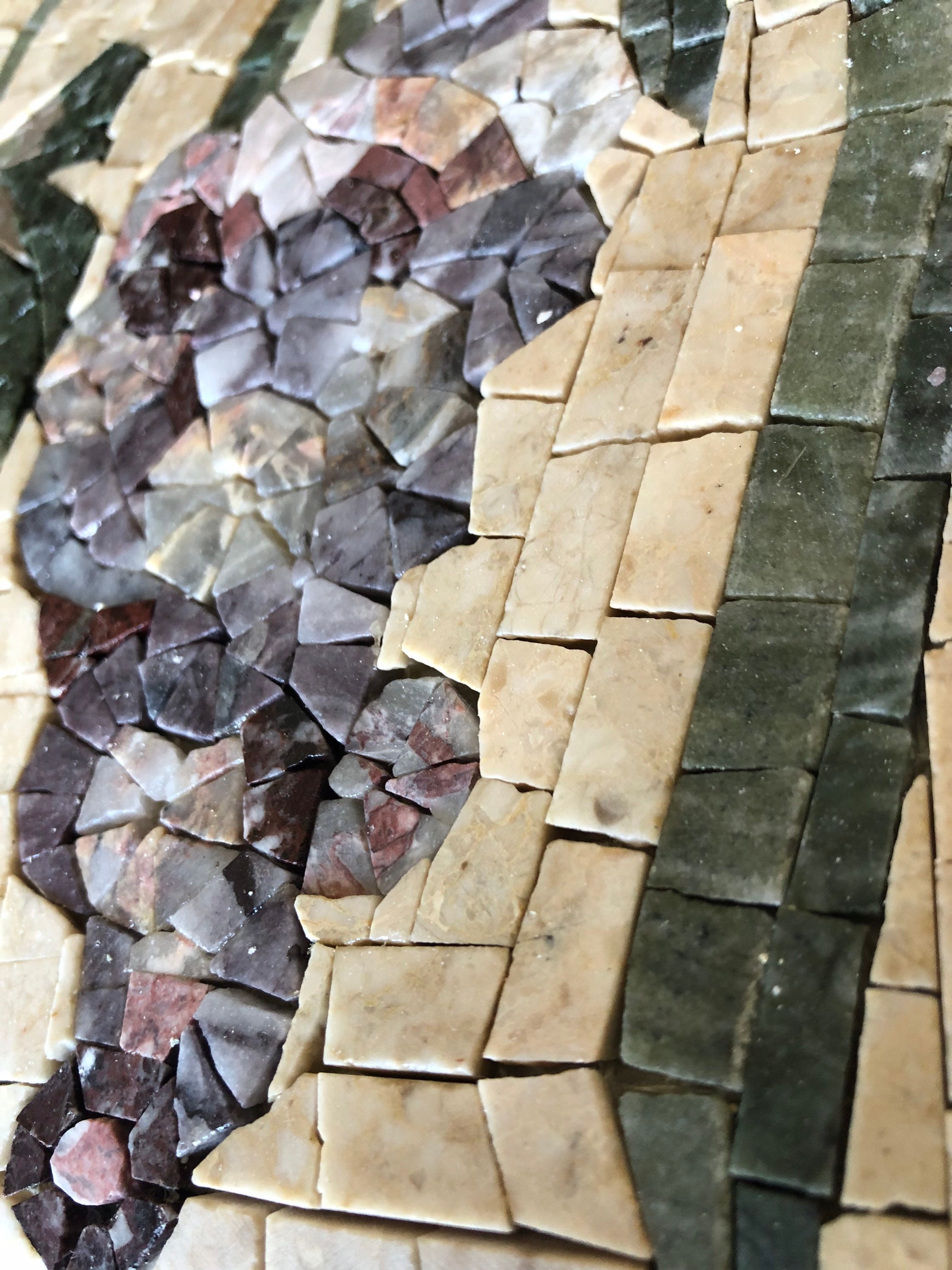 Grapes Mosaic Trivet- Mosaic Artwork Centerpiece - Etsy