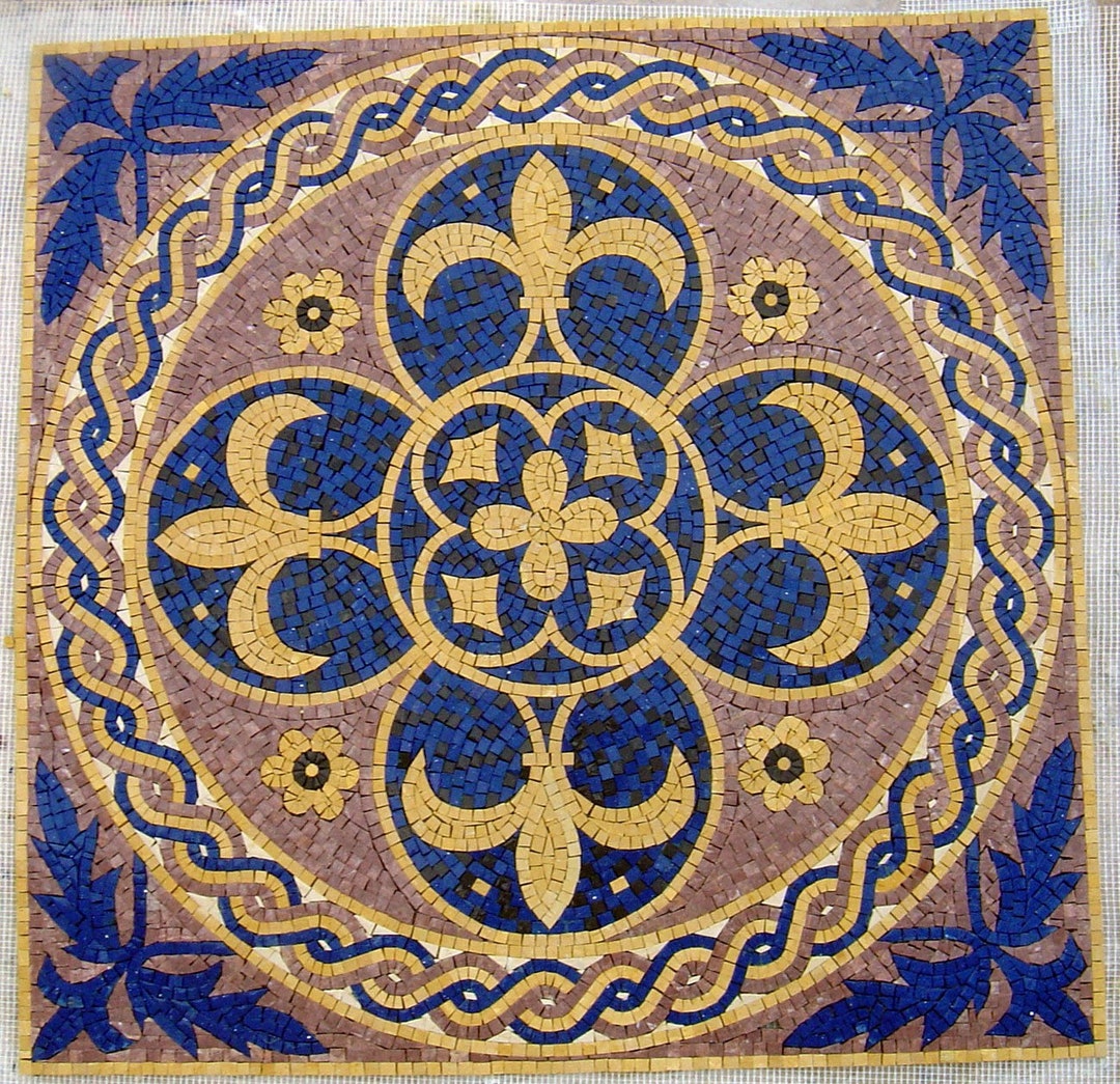 Mosaic Floor Inlay - Mosaic Flooring/table Decor - Etsy