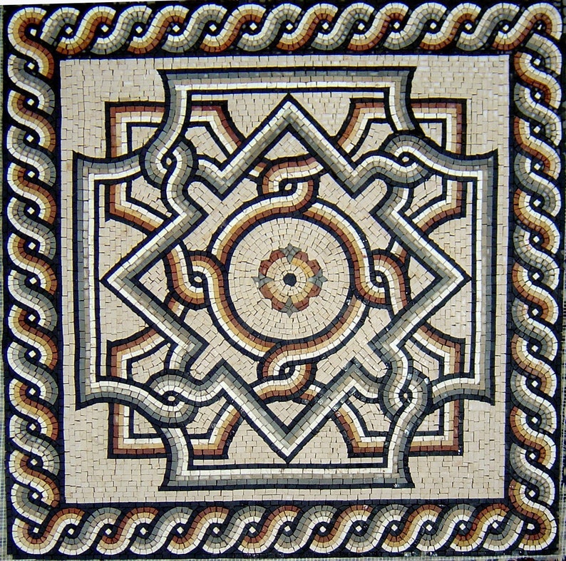 Mosaic Floor Inlay - Mosaic Flooring/table Decor - Etsy