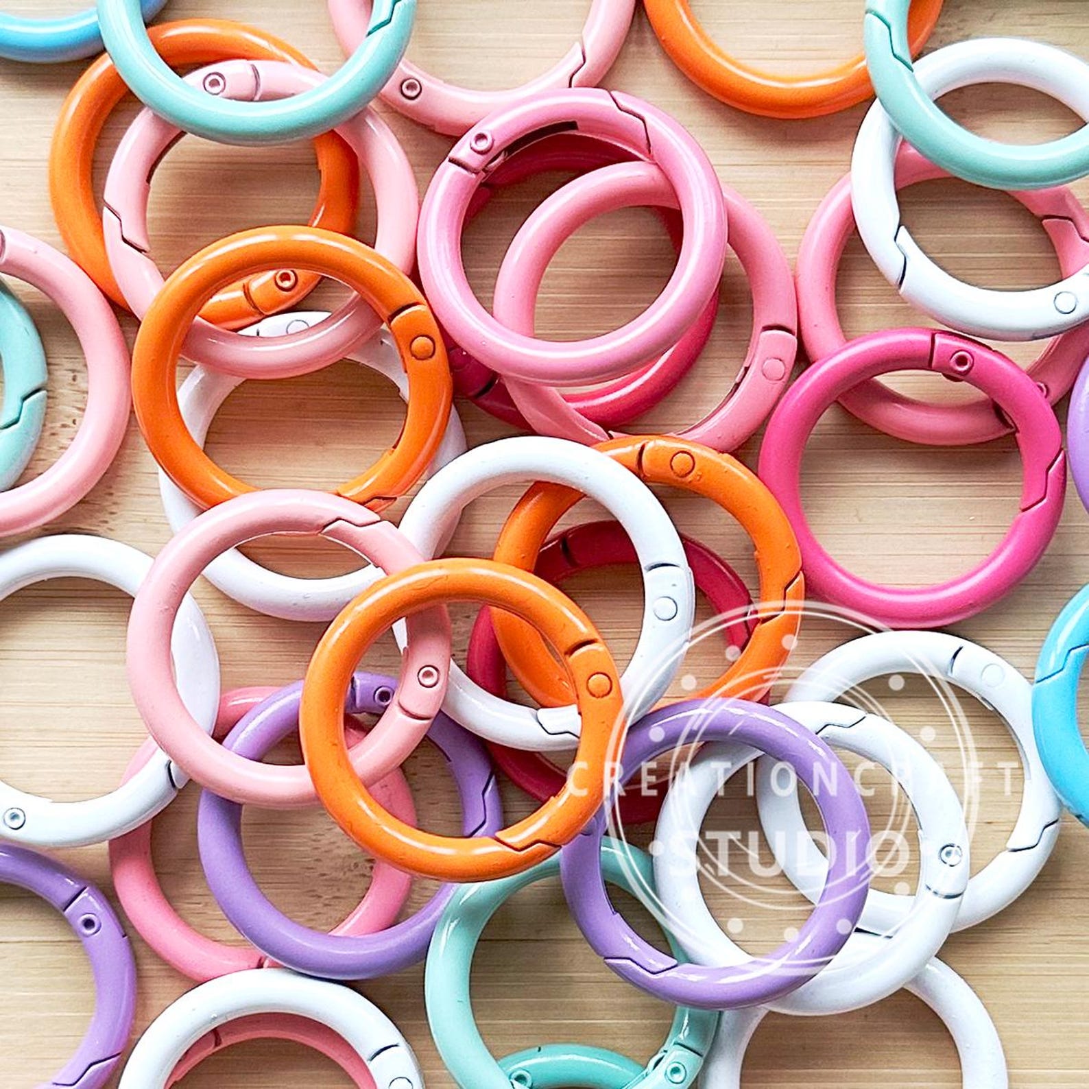 Colorful Spring Round Ring, Gate Spring Snap Hook, Gate O Ring, Metal ...