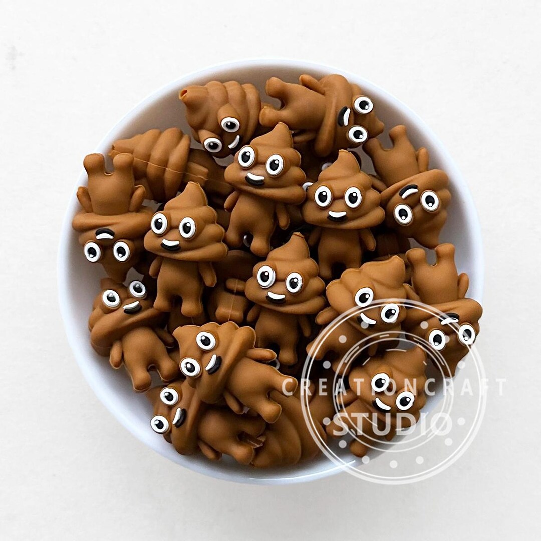 New 3D Poop Focal Beads,silicone 3D Beads,poop Shape Silicone Beads - Etsy