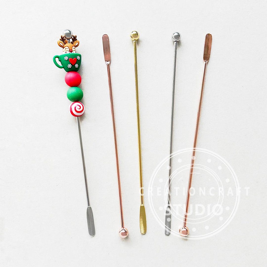 Stainless Steel Beadable Coffee Stir Stick,bar Blanks,easy DIY Project ...