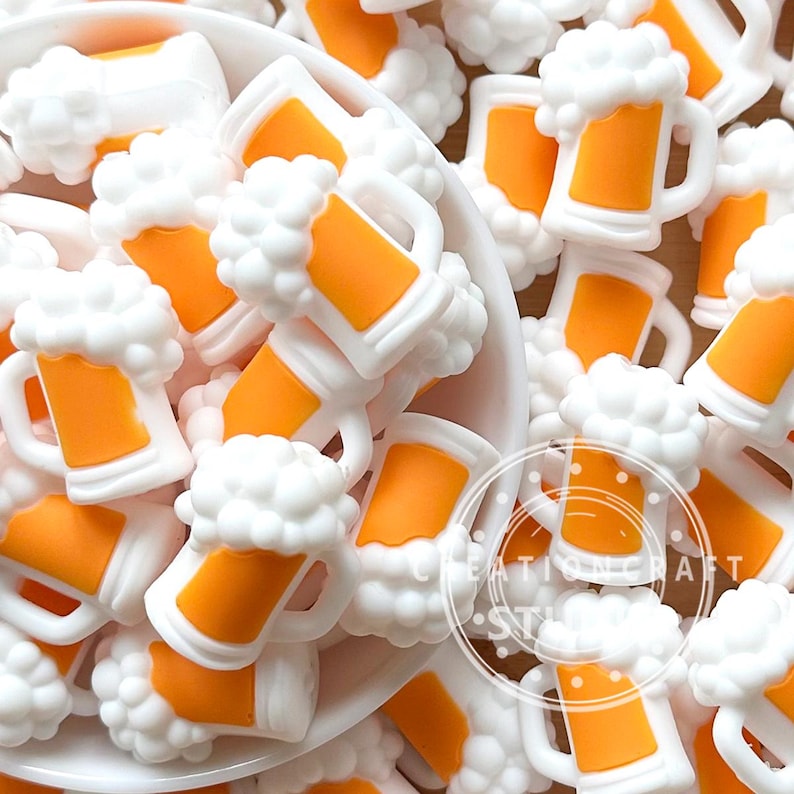 3D Beer Focal Beads,diy Lanyards for Dad Jewelry Gift,beadable Pen ...