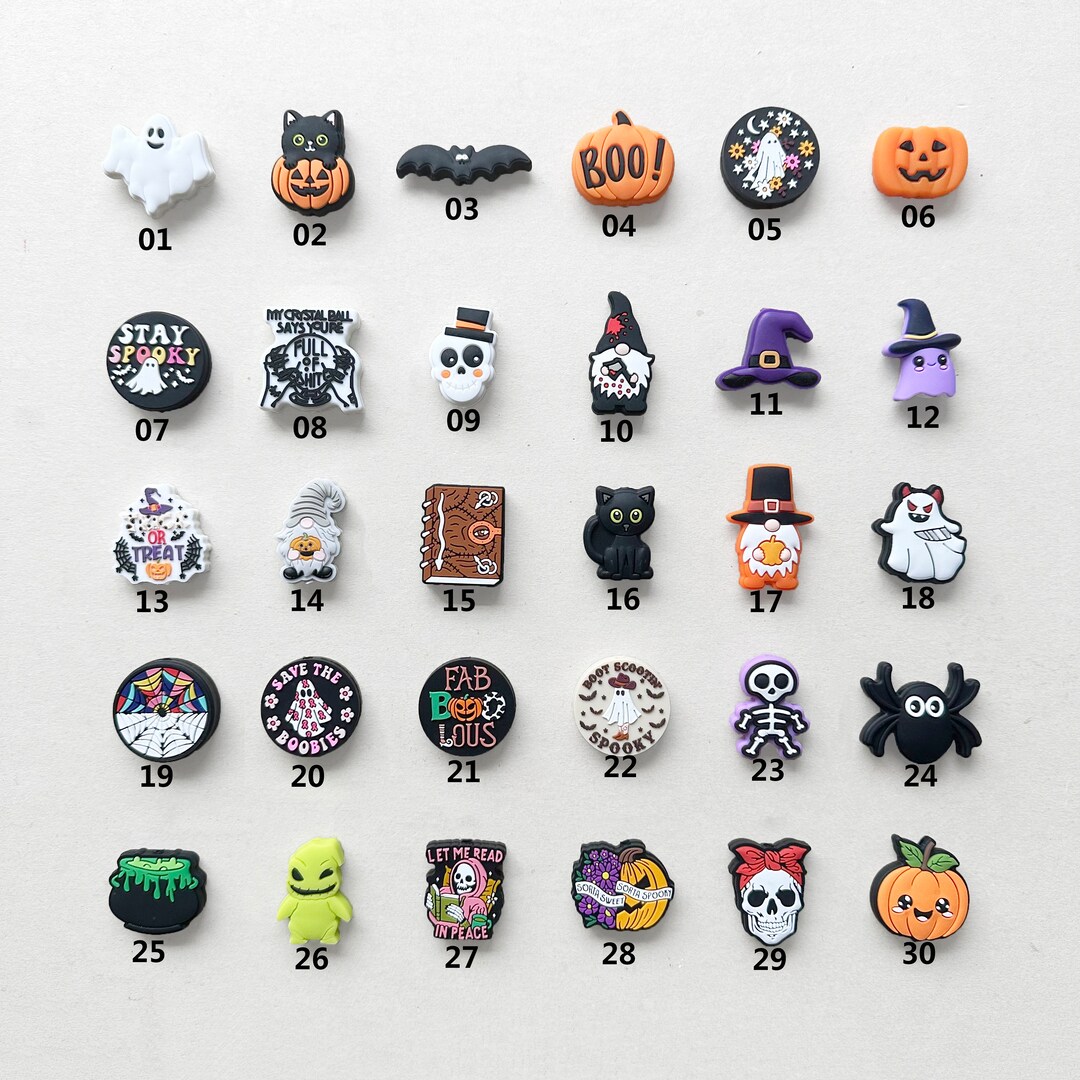 Halloween Beads, Spooky Beads, Silicone Focal Beads, Bulk Beads ...