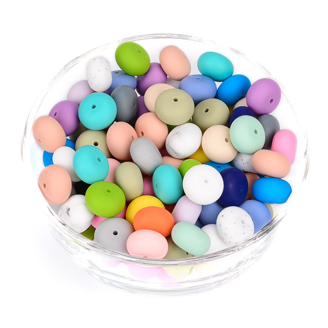 Silicone Abacus Beads Bulk Silicone Beads Craft Beads - Etsy