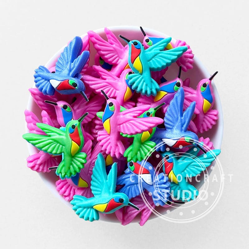 Silicone Bird Focal Beads - Etsy