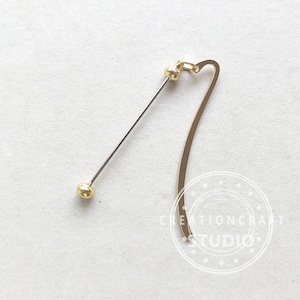 Beadable Bookmarks,metal Beaded Bookmark,book Mark Supplies-blank - Etsy