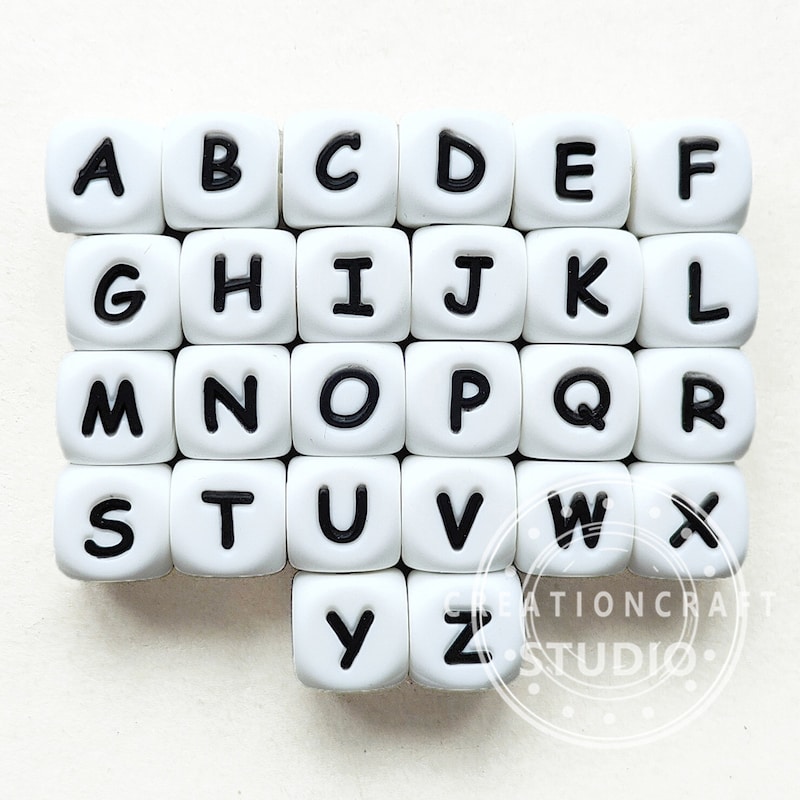 Alphabet Letter Bead - Etsy