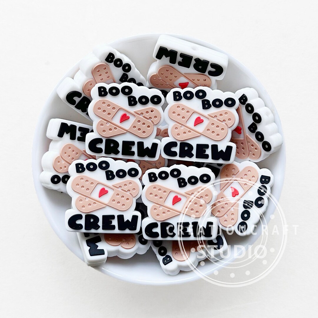 Boo Boo Crew Bandage Silicone Beads, Focal Beads, Nurse Beads, Medical ...