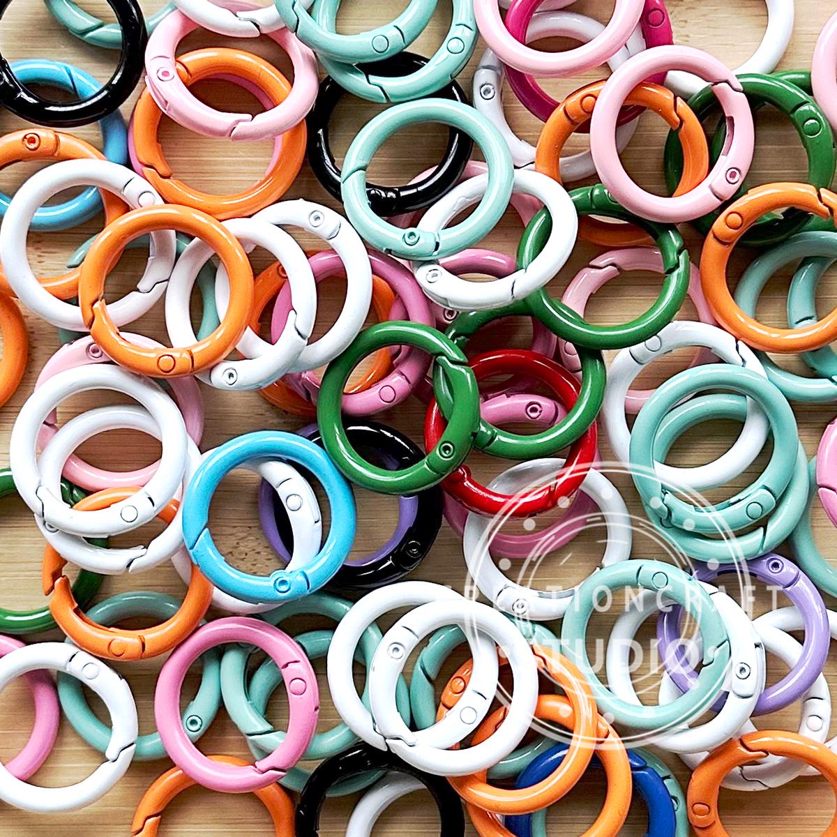 Colorful Spring Round Ring, Gate Spring Snap Hook, Gate O Ring, Metal ...