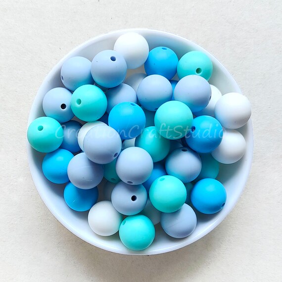 4 Colors Mixed Soft Silicone Ball DIY Necklace Jewelry - Etsy