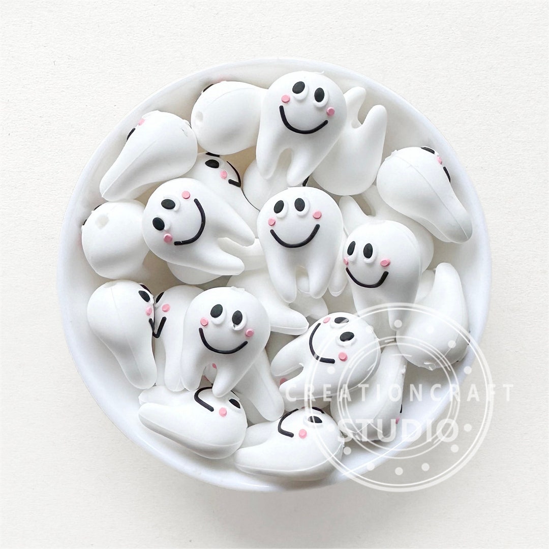Dentist Beads, Tooth Silicone Beads, Tooth Focal Beads, Dental Beads - Etsy