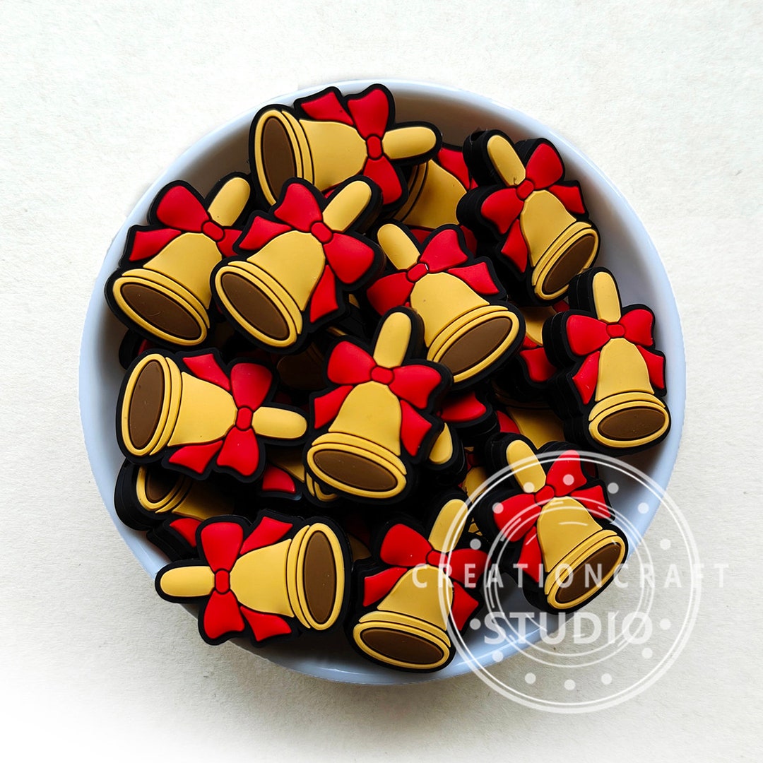 Wholesale Graduate Bell Silicone Focal Beads,shape Loose Silicone Beads ...